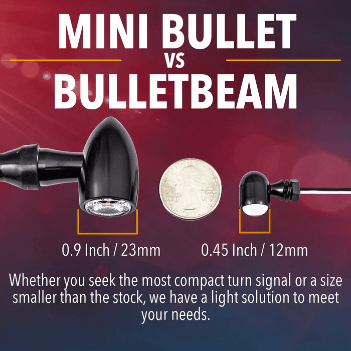 A Comparison of Eagle Lights BULLETBEAM LED Turn Signals and Mini Bull