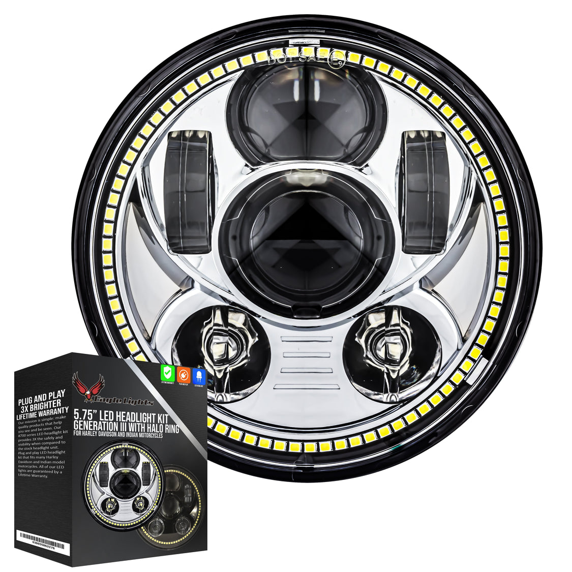 Harley-Davidson Daymaker Headlights | Eagle Lights – EagleLights
