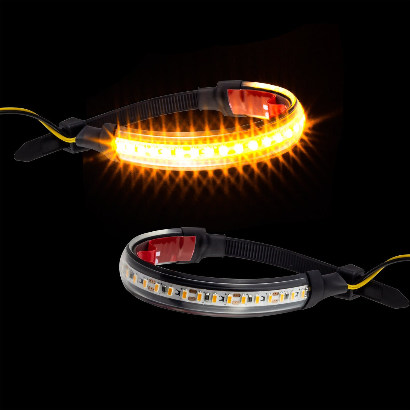 Eagle Lights Fork Turn Signals Wrap Around for Indian Scout, Bobber, B