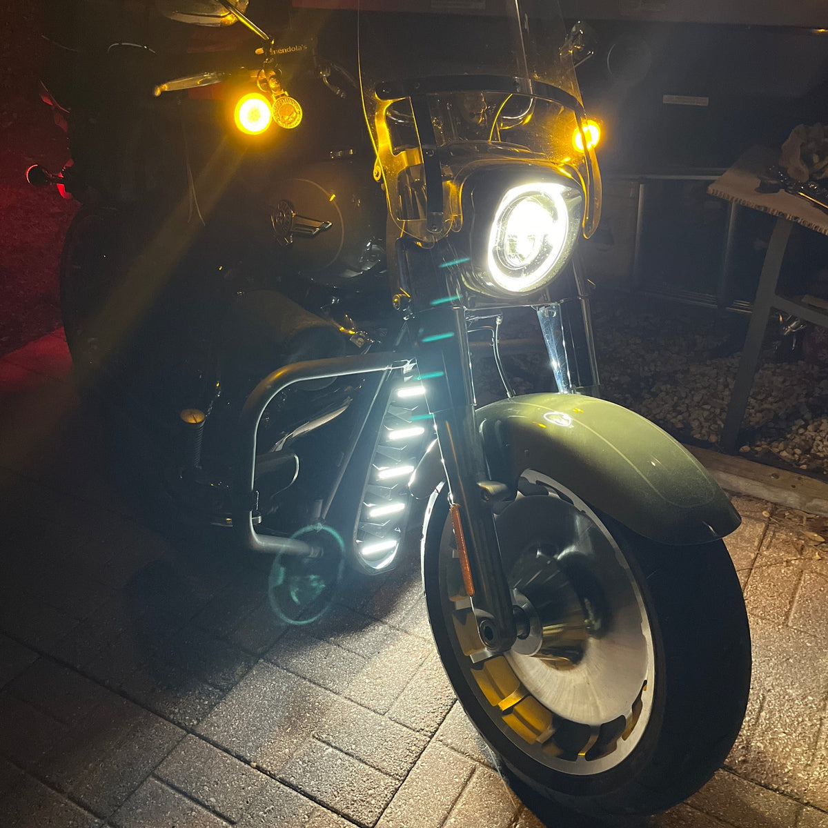 Eagle Lights LUMENSHIELD Chin Spoiler / Radiator Guard with LED Light