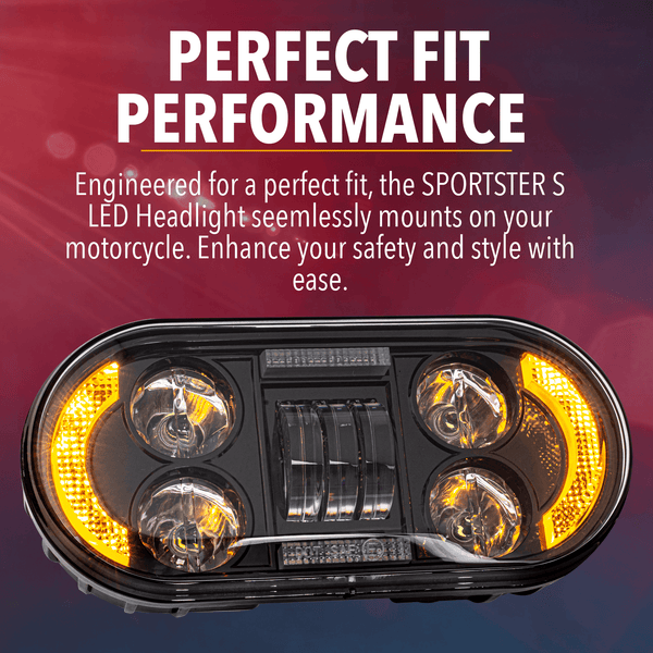 Eagle Lights Generation III LED Headlight with Integrated Turn Signals