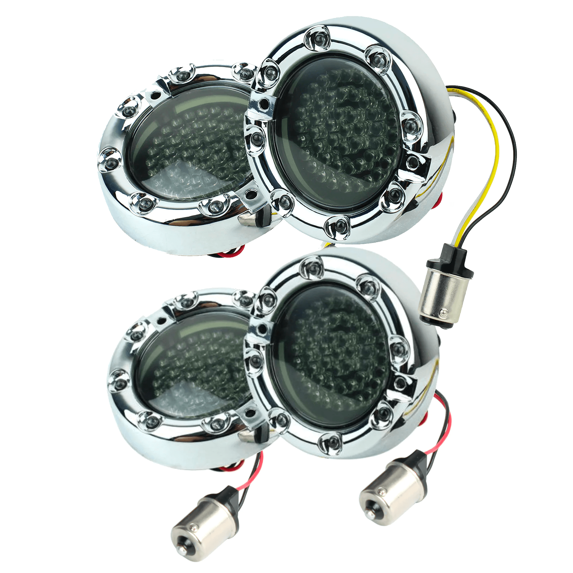Eagle Lights 3 1/4” Infinity Beam Front and Rear LED Turn Signals with