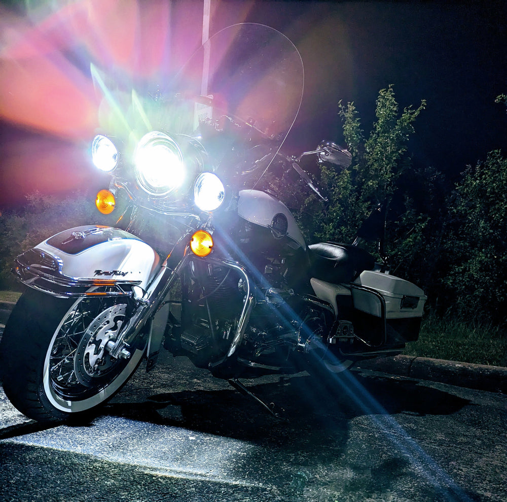 Eagle Lights 7" LED Headlight and 4.5" LED Passing Light Kit for Harle