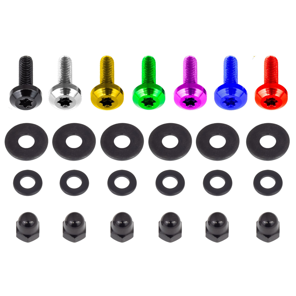 Eagle Lights Aluminum T25 Windshield Bolts for Harley & Memphis Shades ...