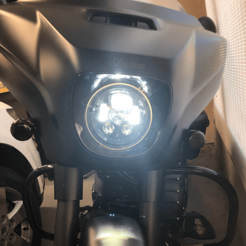 Eagle Lights 7" LED Headlight Kit for Harley Davidson and Indian Motor