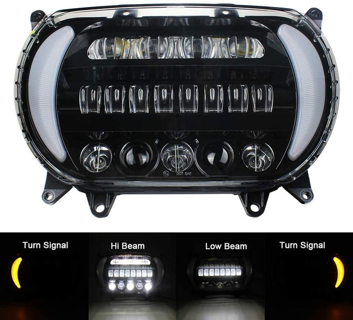 Eagle Lights LED Projection Headlight for Harley Davidson 2015 or Newe