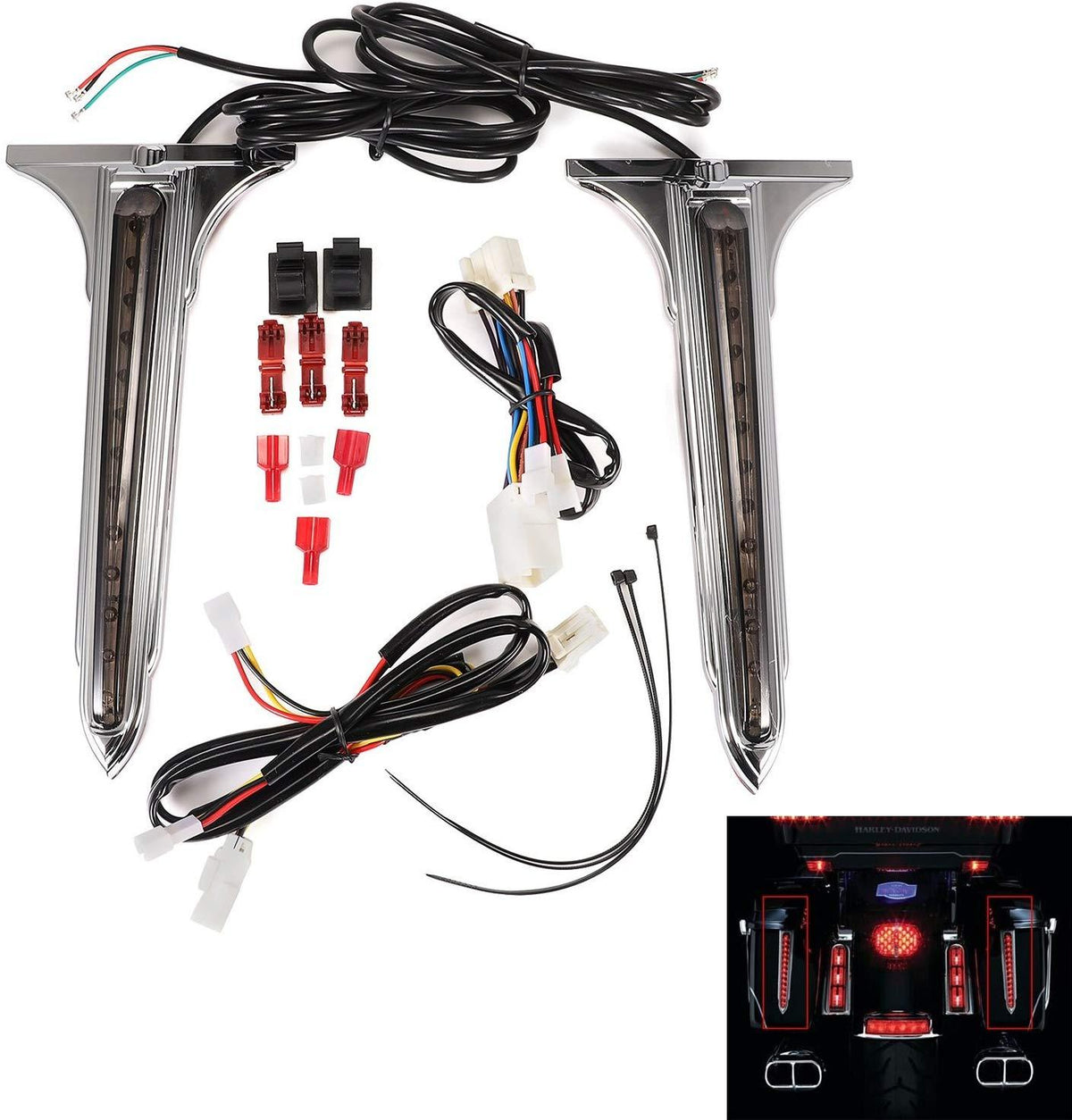 Eagle Lights Saddle-Lights™ LED Saddlebag Accent Lights for Electra Gl