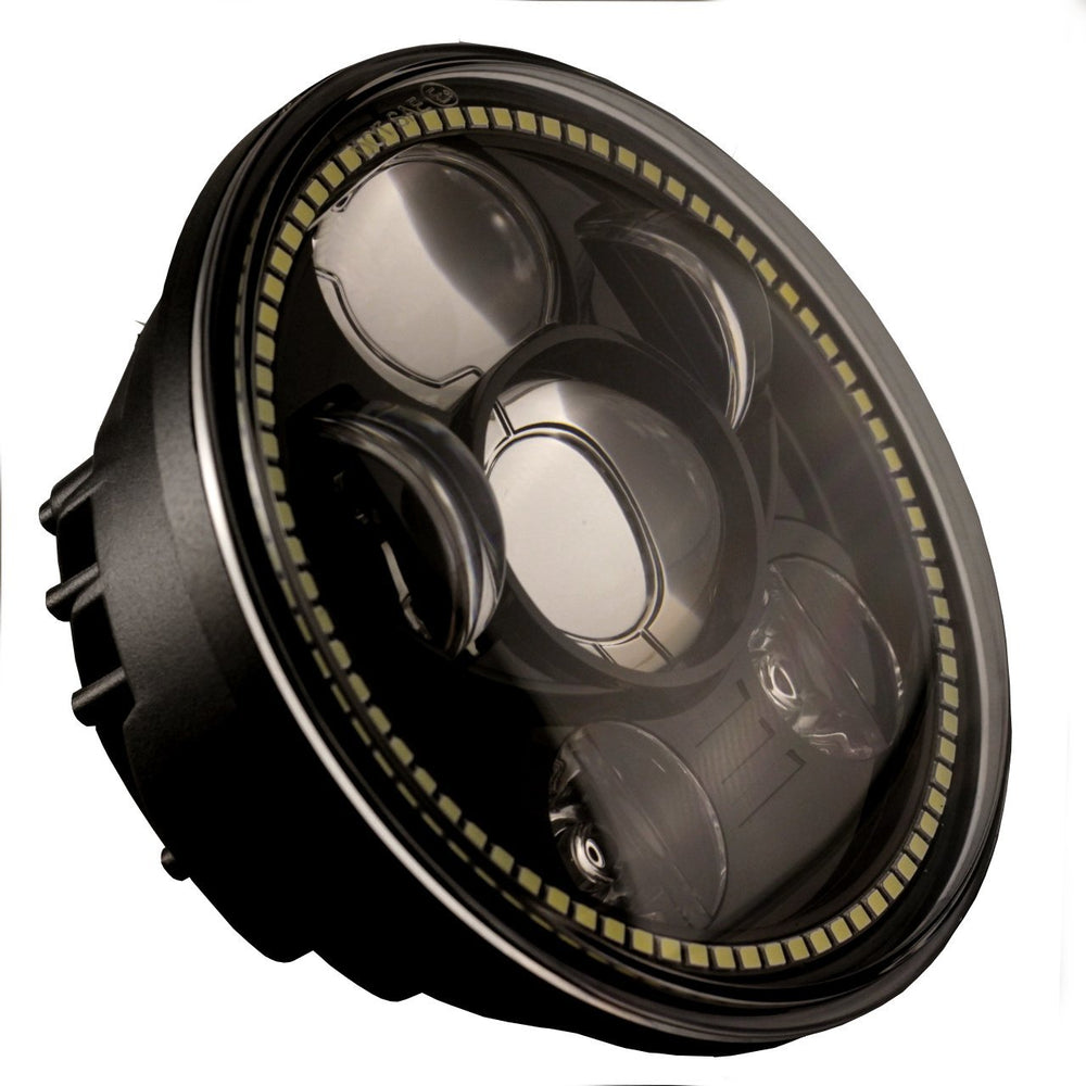 Eagle Lights 5 3/4" LED Headlight Kit with Halo Ring for Harley Davids