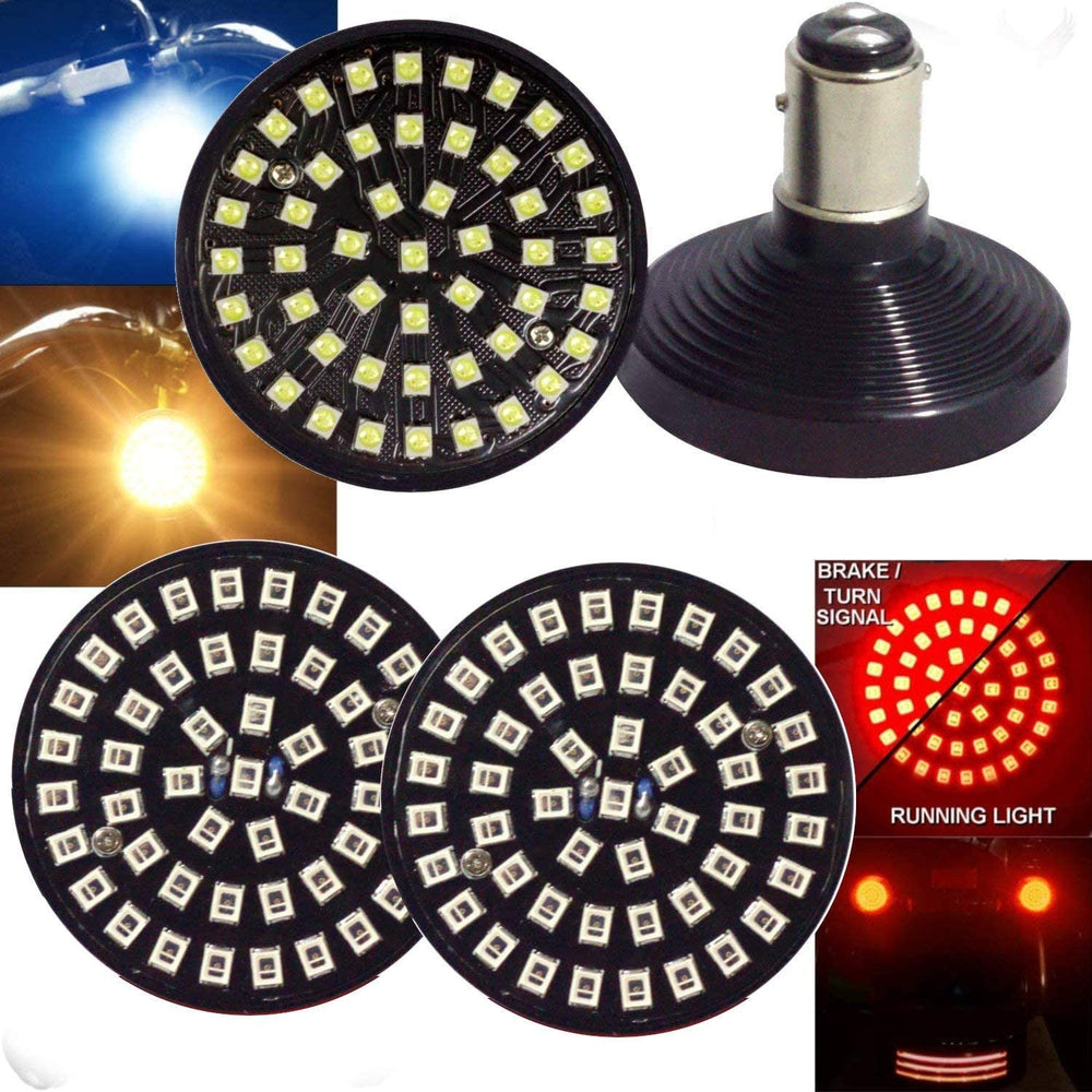 Eagle Lights SUNBURST 2" LED Turn Signals (Front (1157) and Rear (1157