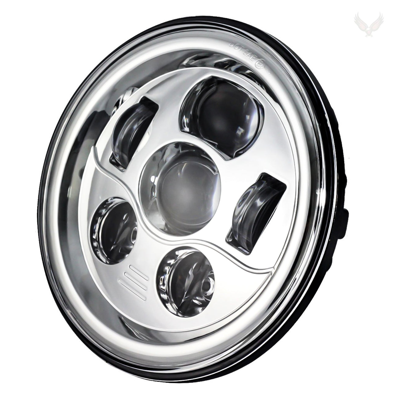 Eagle Lights 7" LED Headlight and 4.5" LED Passing Light Kit for Harle