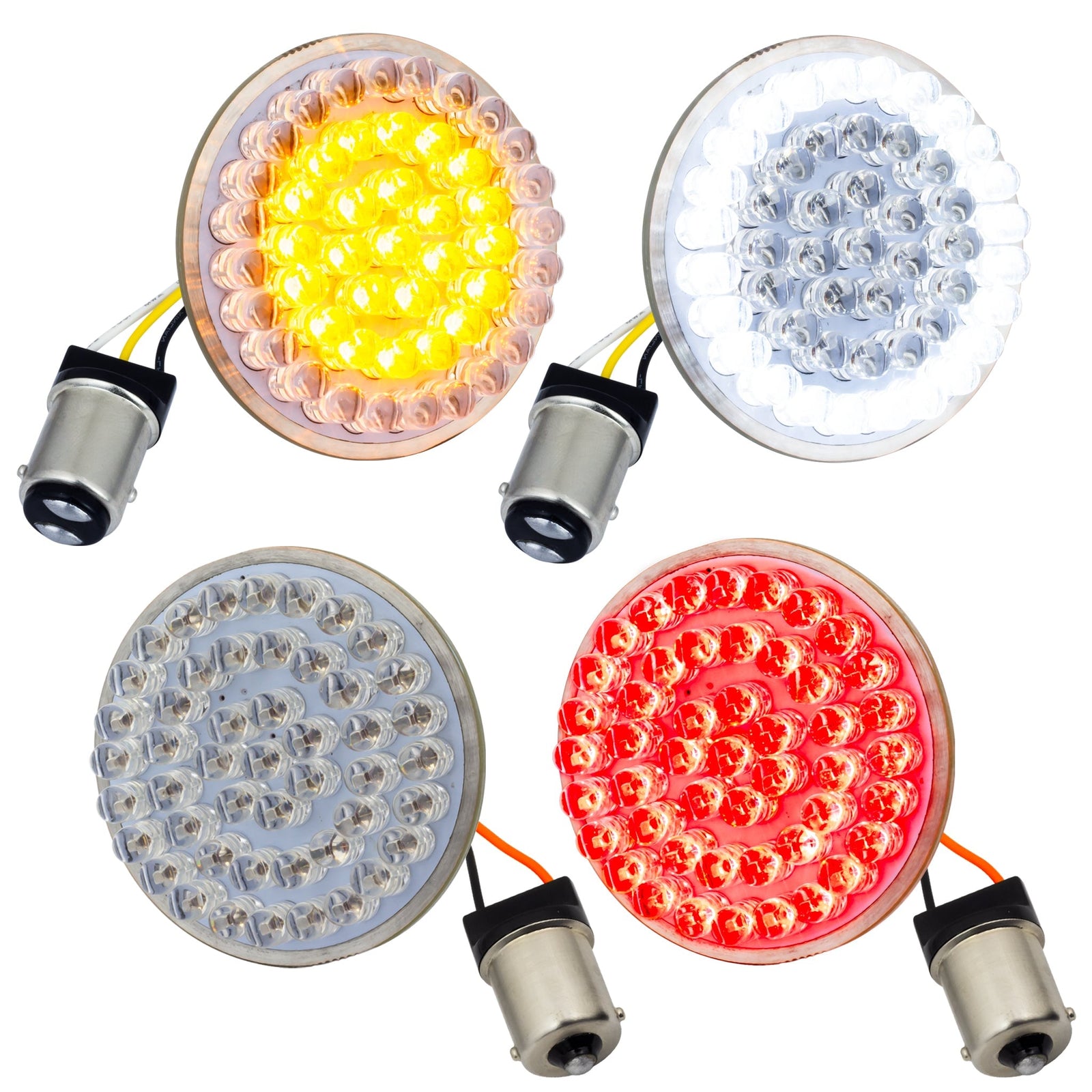Eagle Lights 2” LED Turn Signal and Running Light Kit for Harley David