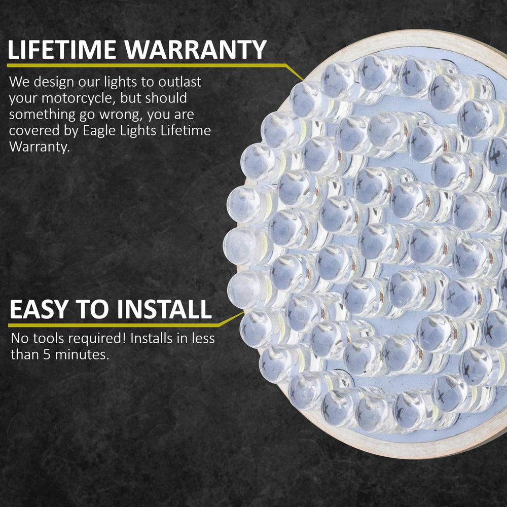 Eagle Lights 2” Front Harley LED Turn Signal with Halo Running Light K