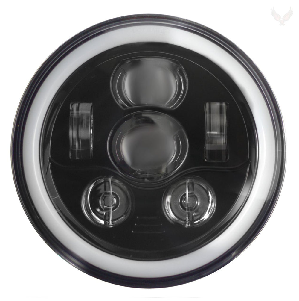 Eagle Lights 7" Round LED Projection Headlight Generation III- Black