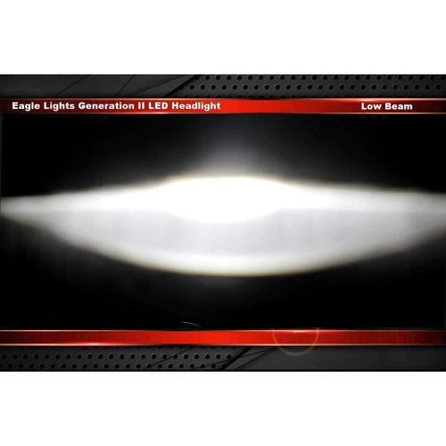 Eagle Lights 7" LED Headlight For Harley Davidson and Indian Motorcycl