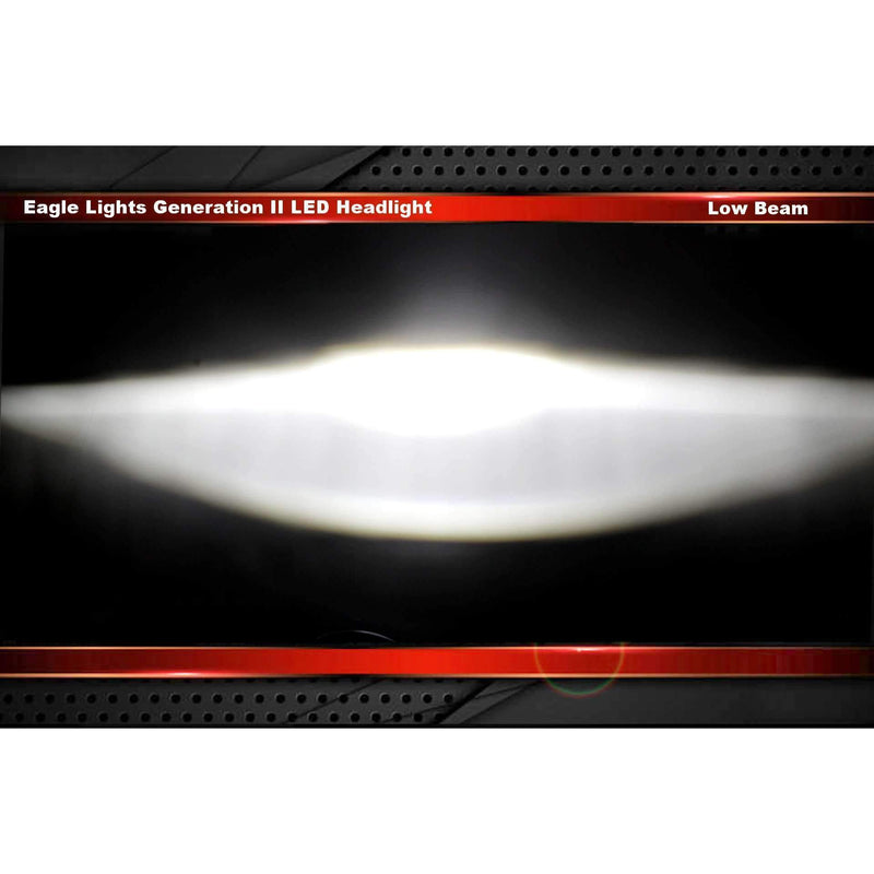 Eagle Lights 7" LED Headlight For Harley Davidson and Indian Motorcycl