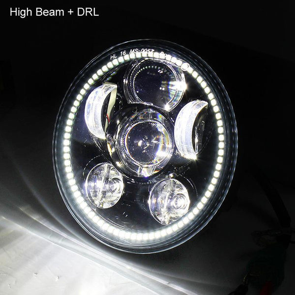 Eagle Lights 5 3/4" LED Headlight Kit with Halo Ring for Harley Davids