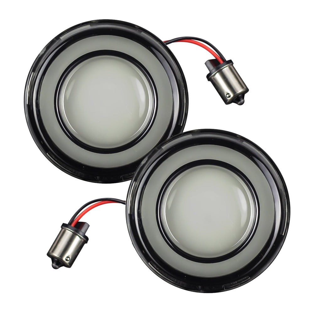 Eagle Lights HALOS 2" Rear LED Turn Signals for Harley Davidson Motorc