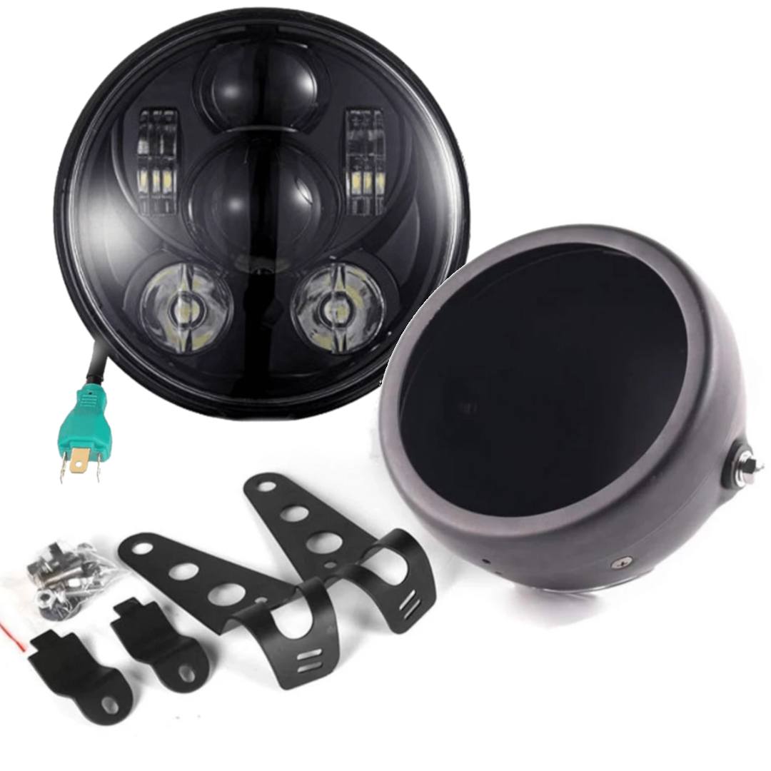 Eagle Lights LED Headlight and Mounting Kit for Honda Shadow / Rebel