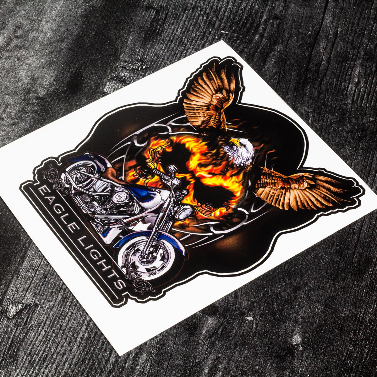 Eagle Lights "Flaming Eagle" Sticker / Decal