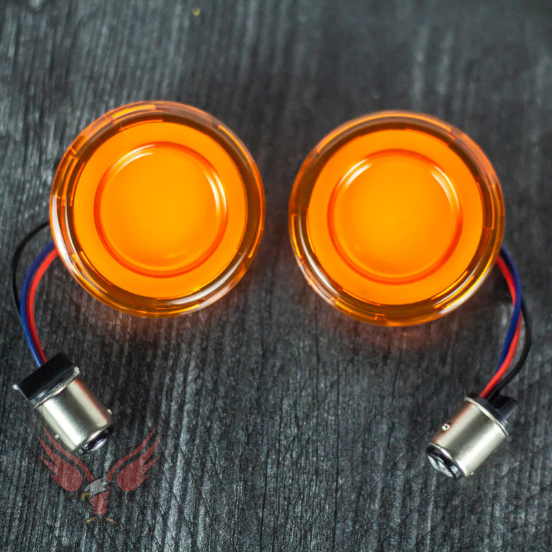 Eagle Lights HALOS 2" Front LED Turn Signals for Harley Davidson Motor