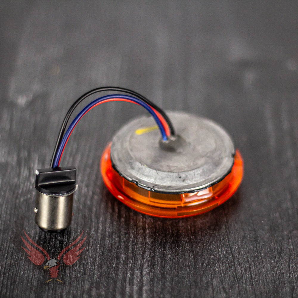 Eagle Lights HALOS 2" Front LED Turn Signals for Harley Davidson Motor