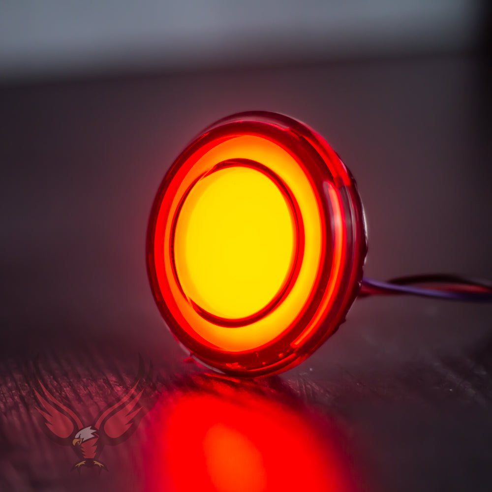 Eagle Lights HALOS 2" Rear LED Turn Signals for Harley Davidson Motorc