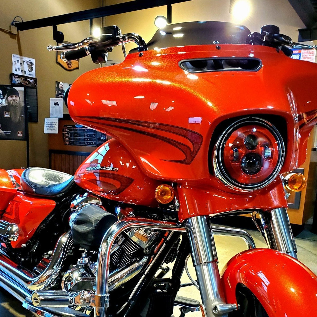 Eagle Lights 7" LED Headlight Kit for Harley Davidson and Indian Motor