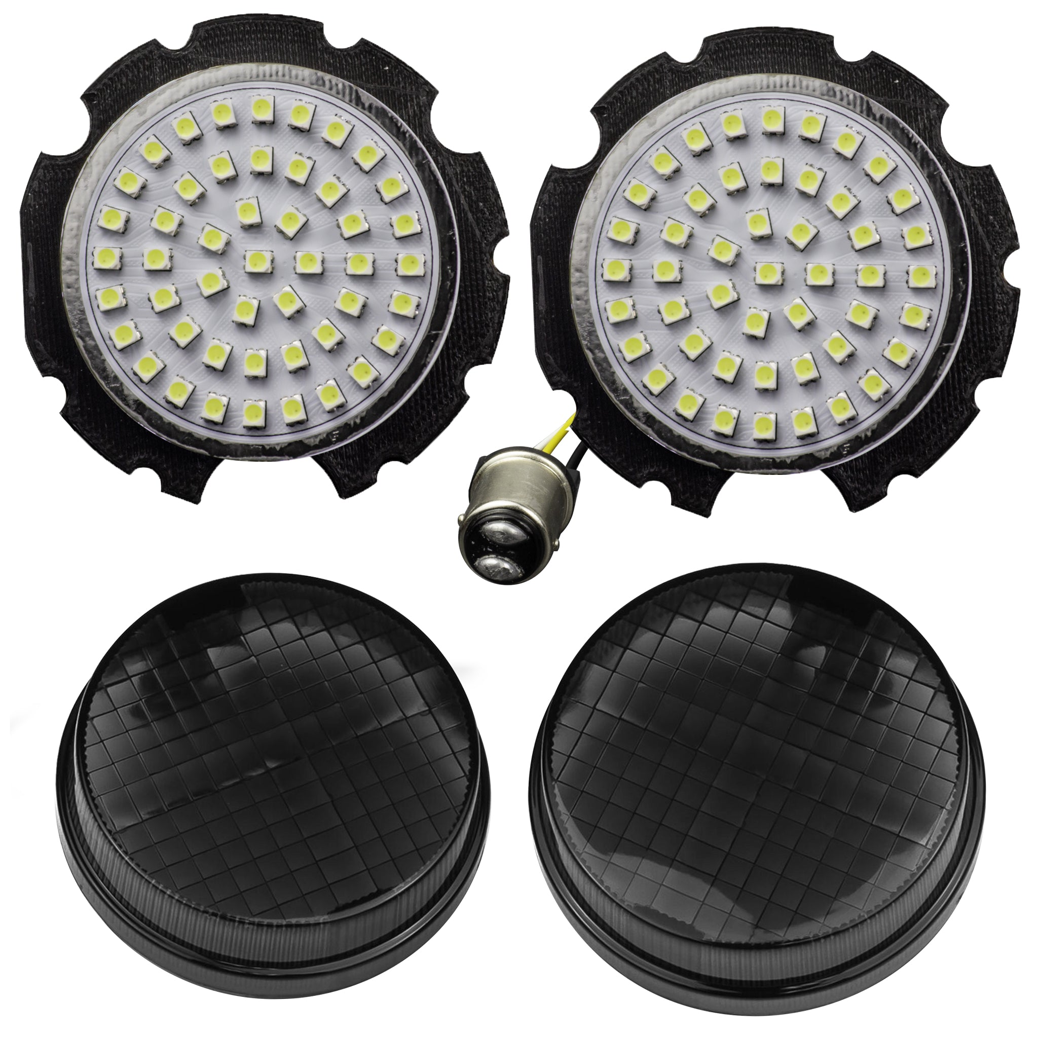 Eagle Lights Generation II Premium LED Front Turn Signals with Full Ru