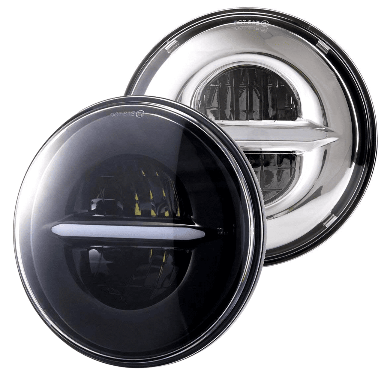 Eagle Lights Infinity Beam Series 5-3/4" Round LED Headlight for Harle