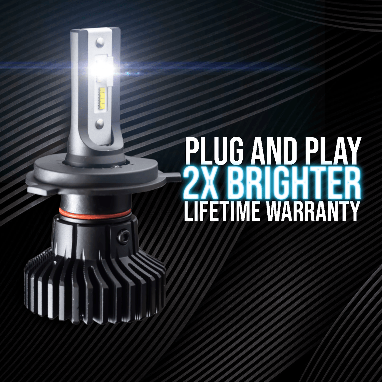 Eagle Lights Infinity Beam H4 LED Headlight Bulb for Victory Models